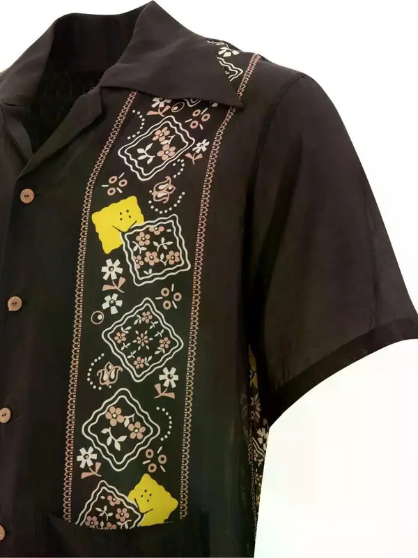 Kapital Floral-pattern Detailing Shirt
