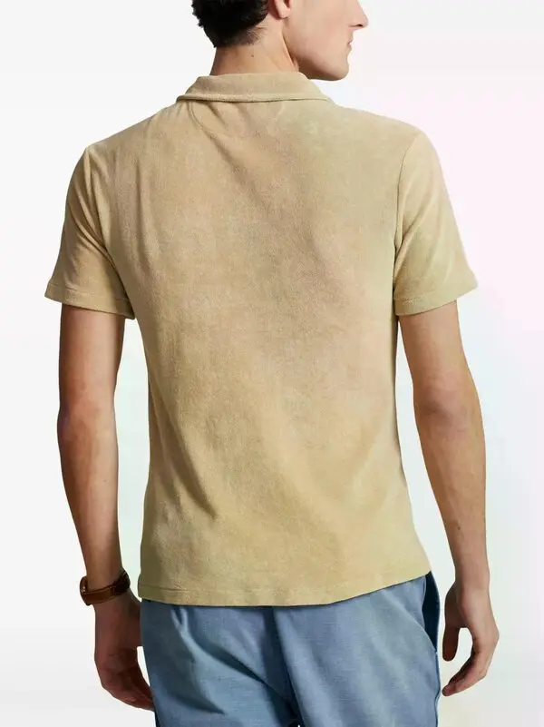 Polo Ralph Lauren Polo Pony Embroidered Polo Shirt - Neutrals