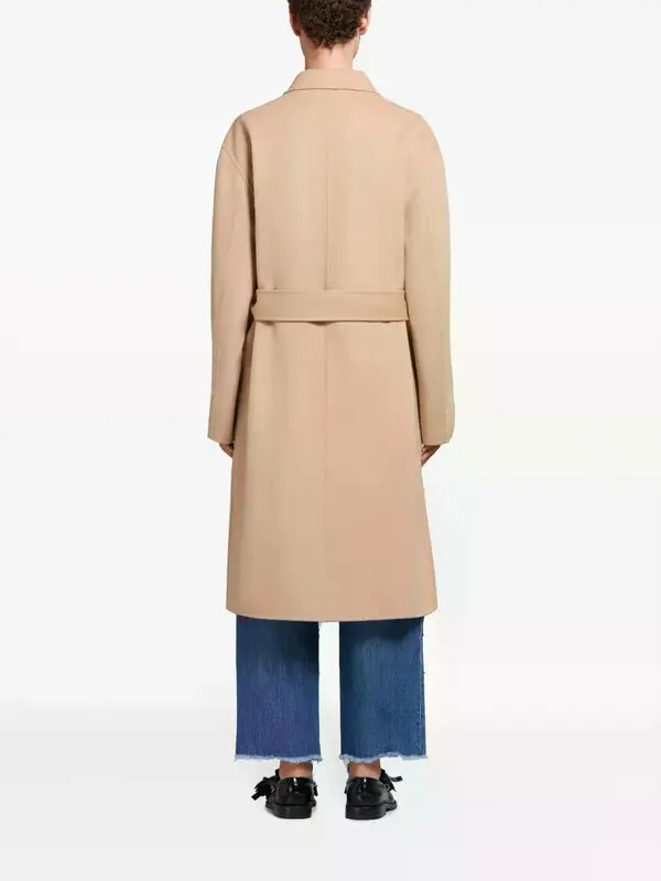 Marni Belted Virgin Wool-cashmere Blend Coat