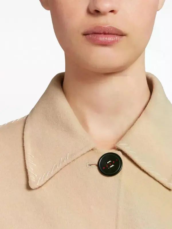 Marni Belted Virgin Wool-cashmere Blend Coat