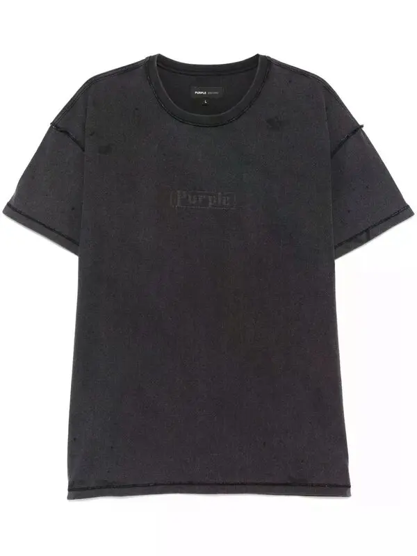 PURPLE BRAND Logo-print T-shirt