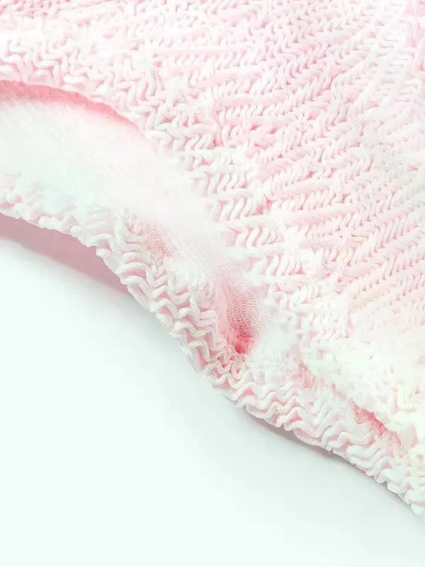 PARAMIDONNA Frida Wrinkled-effect Bandeau Bikini - Pink