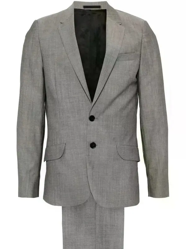 Paul Smith Single-breasted Wool-blend Suit - Grey