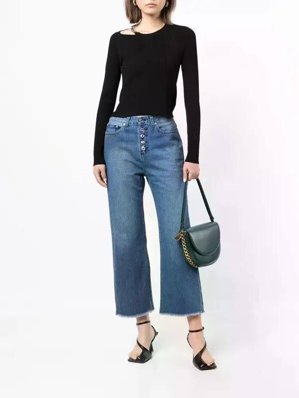 Michael Kors Selma High-rise Cropped Jeans