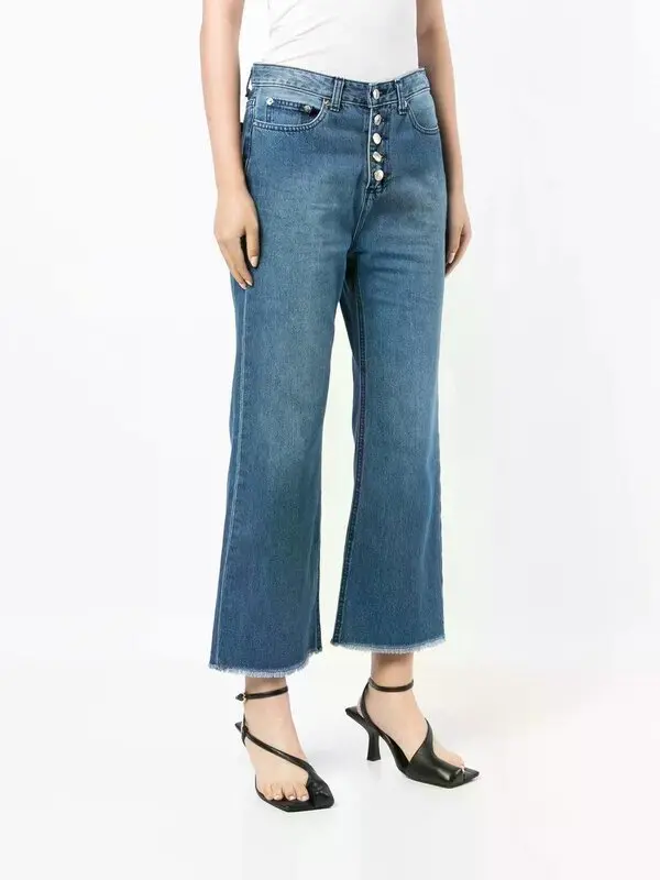 Michael Kors Selma High-rise Cropped Jeans