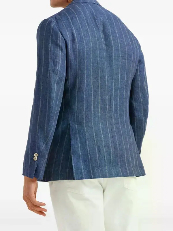 Brunello Cucinelli Twill Blazer - Blue