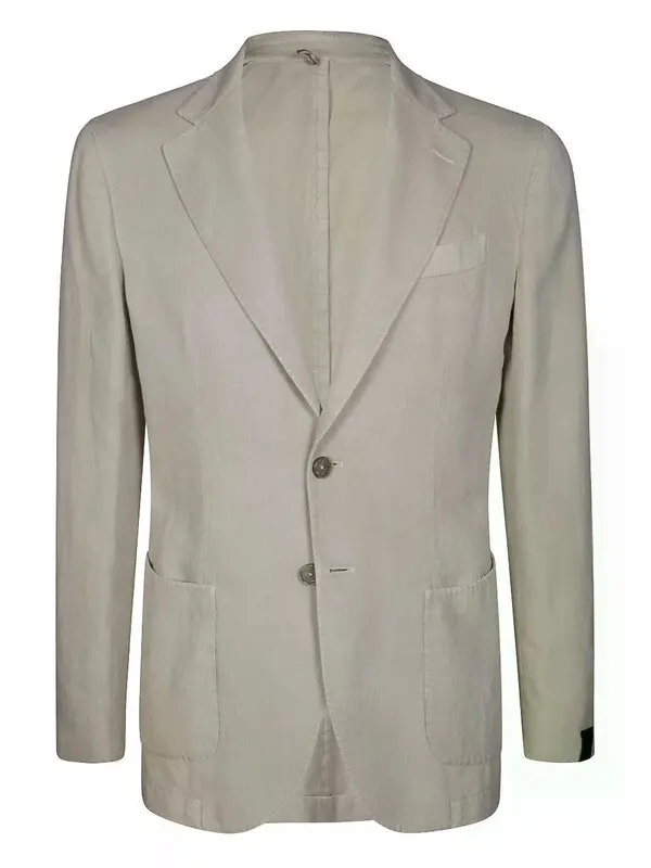 SANTANIELLO Single-breasted Blazer - Grey