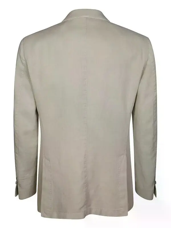 SANTANIELLO Single-breasted Blazer - Grey