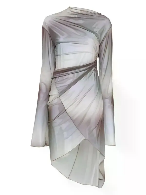 JADE CROPPER Draped Twisted Mini Dress