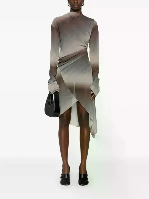 JADE CROPPER Draped Twisted Mini Dress