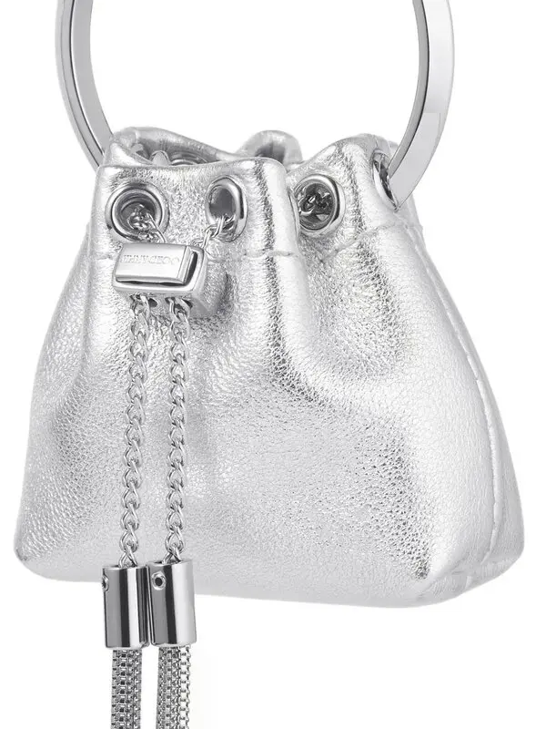 JIMMY CHOO Bon Bon Keyring Charm - Silver