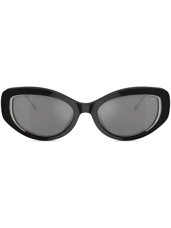 DIESEL® Logo-plaque Cat-eye Sunglasses