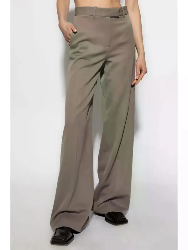 Attico Virgin-wool Palazzo Pants