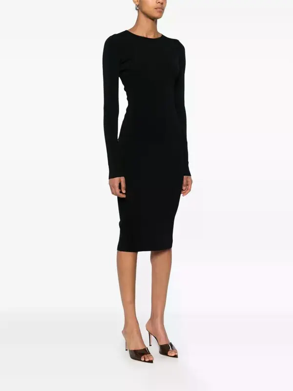 MUGLER Sheer & Opaque Panelled Top