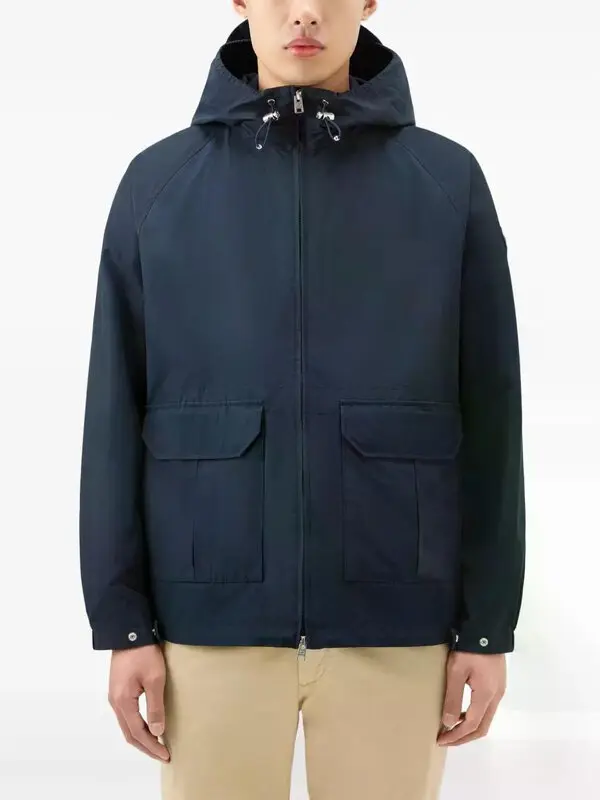 Woolrich Cruiser Hooded Jacket - Blue