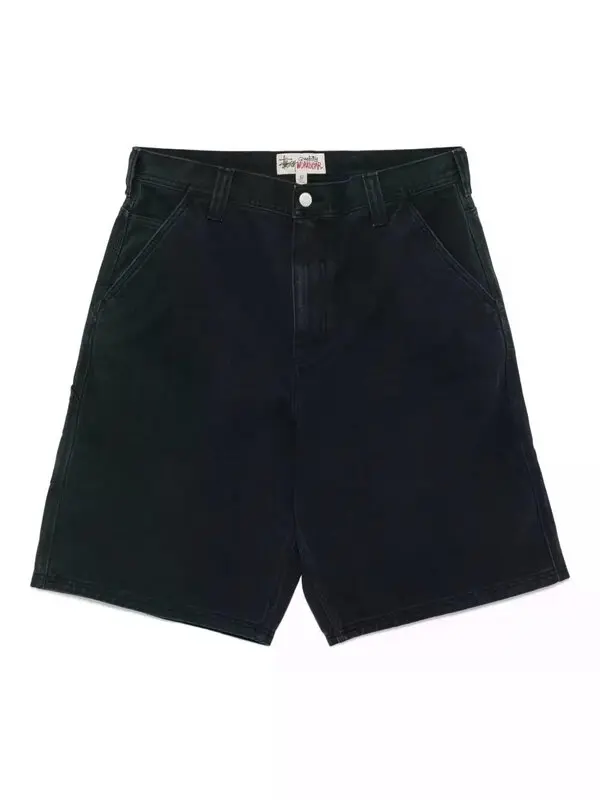 StÜssy Washed-effect Canvas Shorts