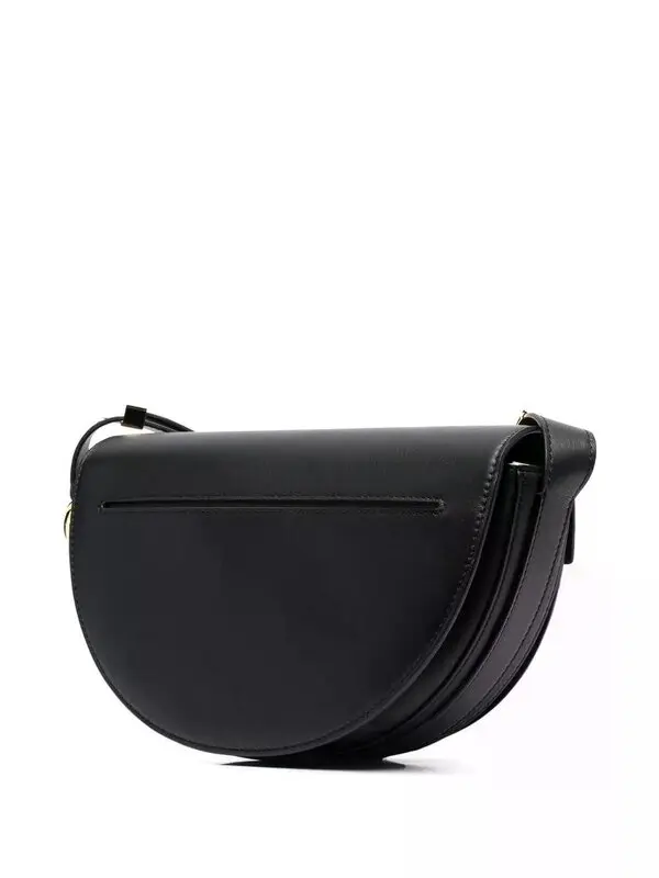 PATOU Le Leather Shoulder Bag - Black