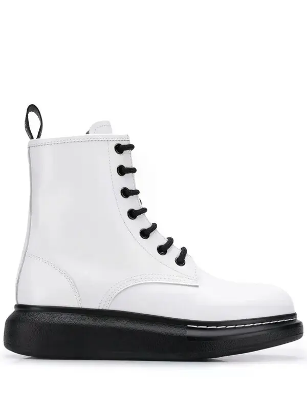 Alexander McQueen Platform Ankle Boots