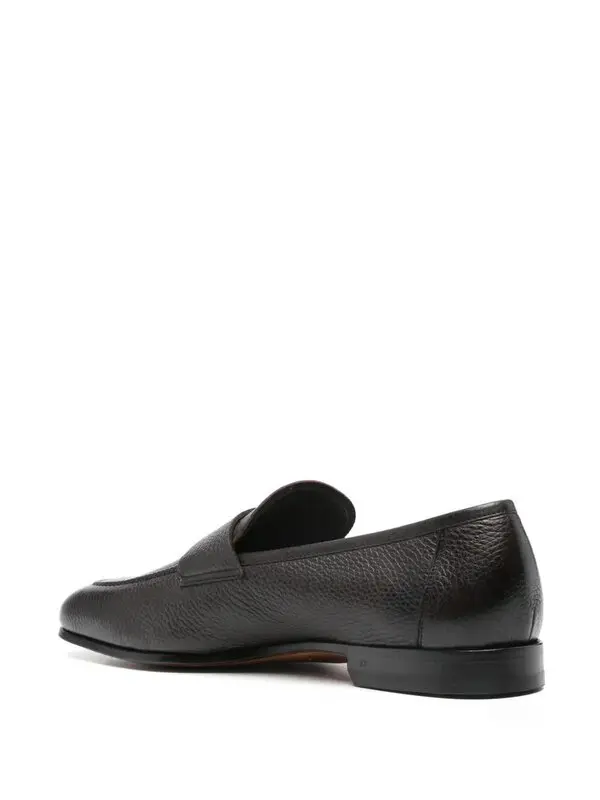 TOM FORD Grain Dover Buckle Loafers