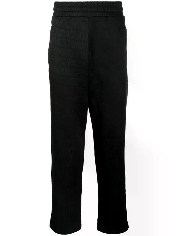 Moschino Logo-print Trousers - Black