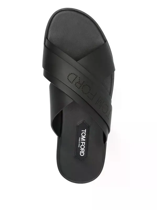 TOM FORD Logo-perforated Slides