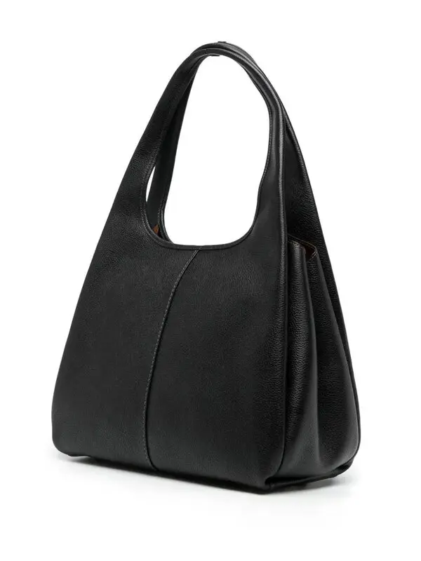 COACH Lana Pebbled-leather Tote Bag - Black