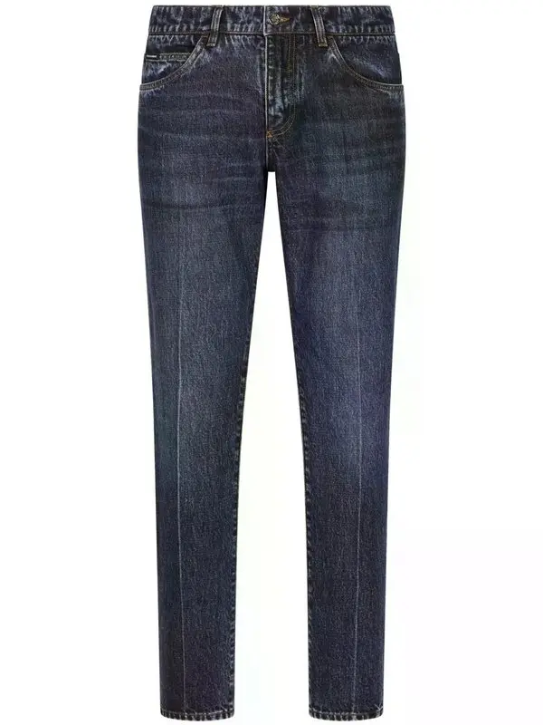 Dolce & Gabbana Mid-rise Slim-cut Jeans