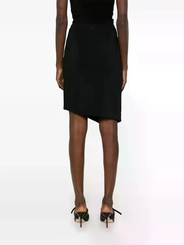 MUGLER Pierced Midi Skirt
