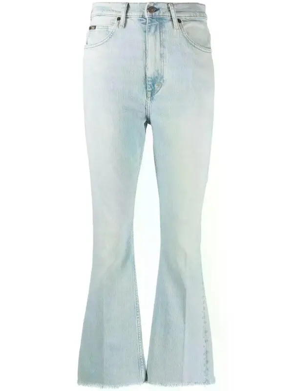 Polo Ralph Lauren High-rise Cropped Jeans - Blue