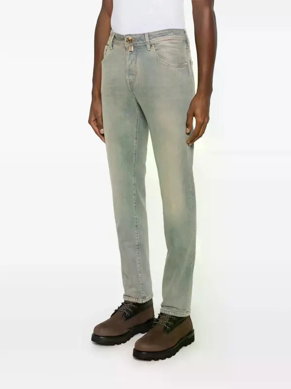Jacob Cohen Scott Slim-cut Cropped Jeans - Blue