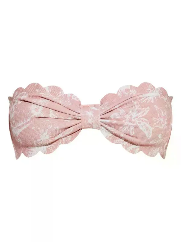 Marysia Antibes Strapless Bikini Top - Pink