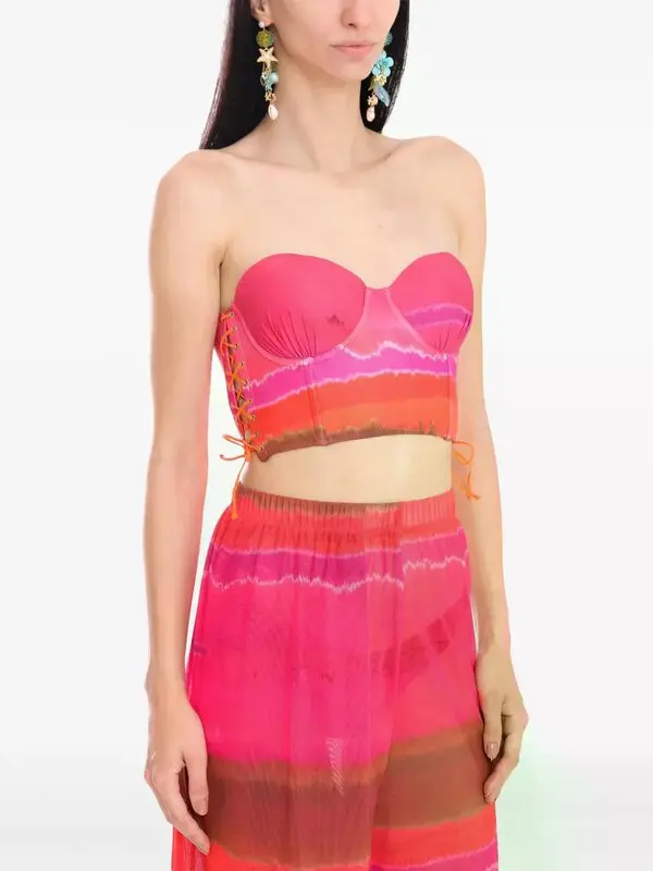 AMIR SLAMA X Jade Picon Corset Crop Top