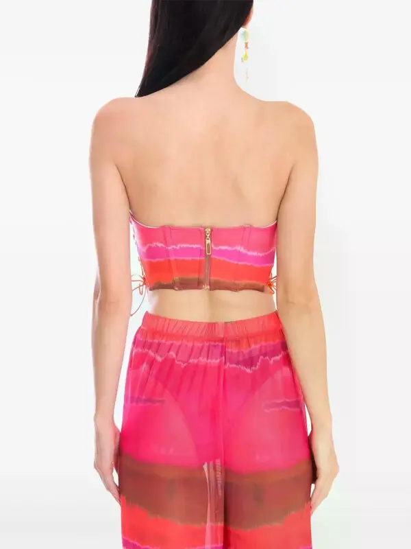 AMIR SLAMA X Jade Picon Corset Crop Top