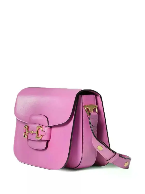 Gucci Horsebit 1955 Shoulder Bag - Pink