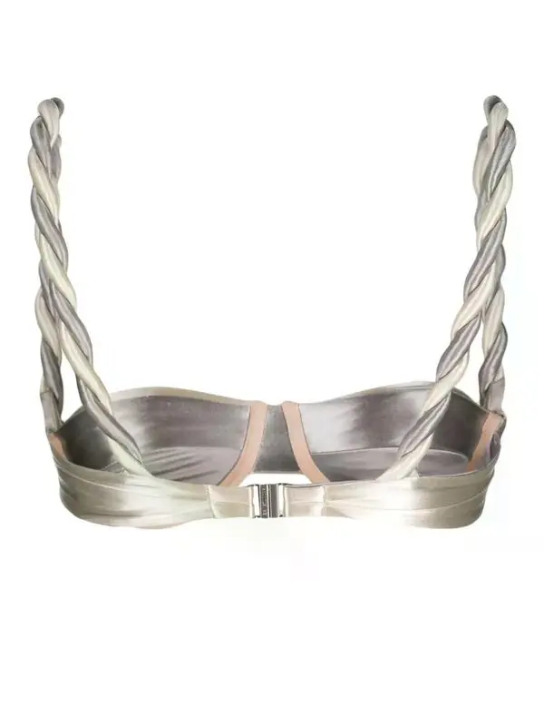 ISA BOULDER Reversible Chunky-rope Bikini Top