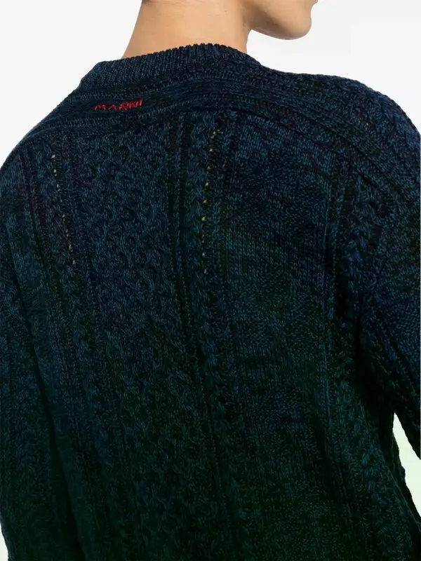 Marni Cotton Cable Knit Jumper