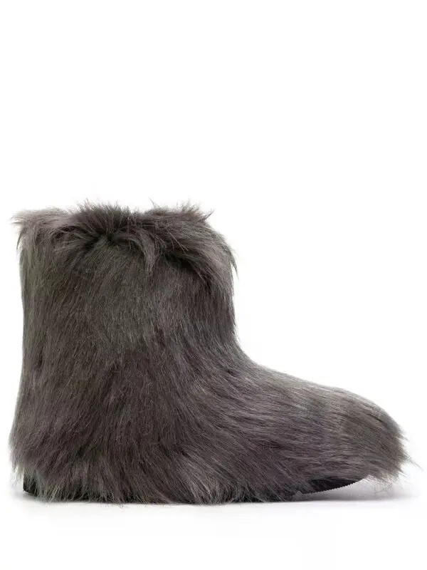 STAND STUDIO Olivia Faux-fur Ankle Boots
