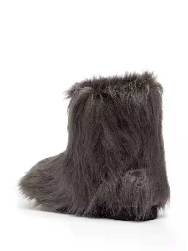 STAND STUDIO Olivia Faux-fur Ankle Boots