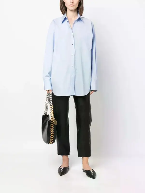 Stella McCartney Oversized Long-sleeve Cotton Shirt