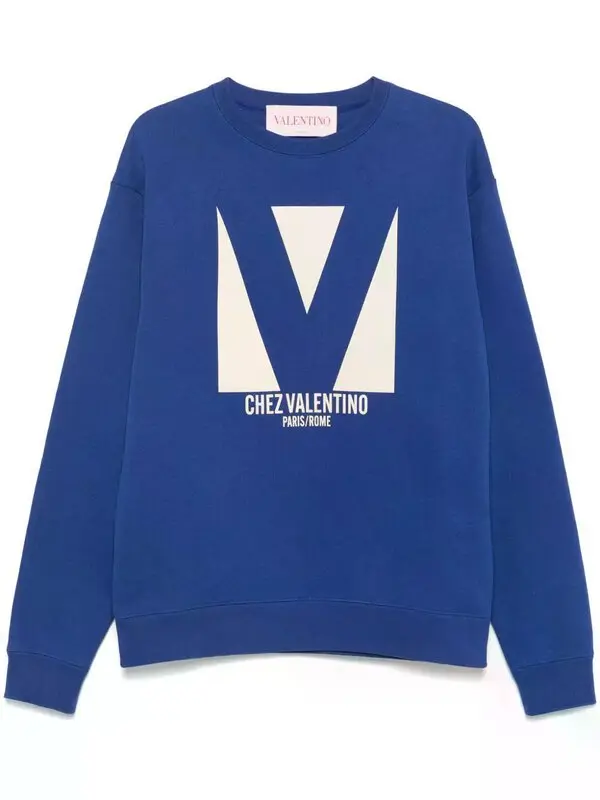 Valentino Garavani Chez Print Sweatshirt - Blue