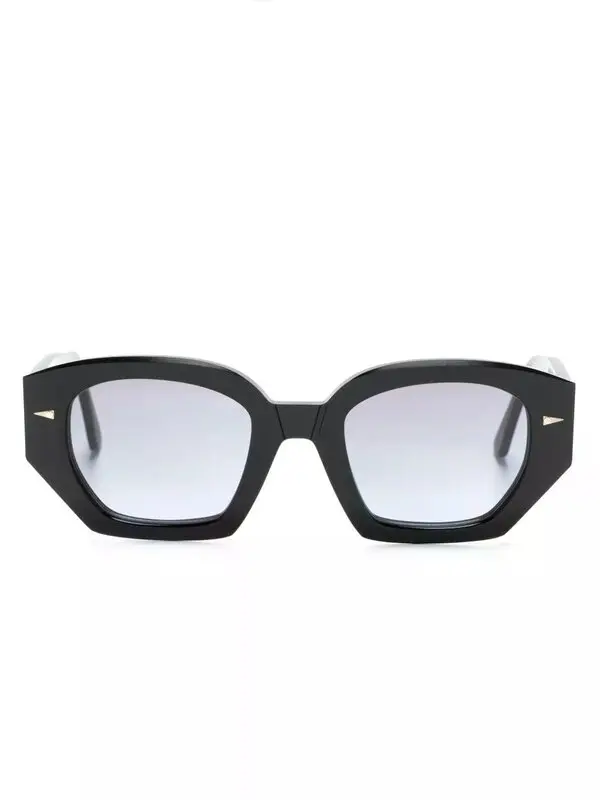 AHLEM Geometric Frame Sunglasses - Black