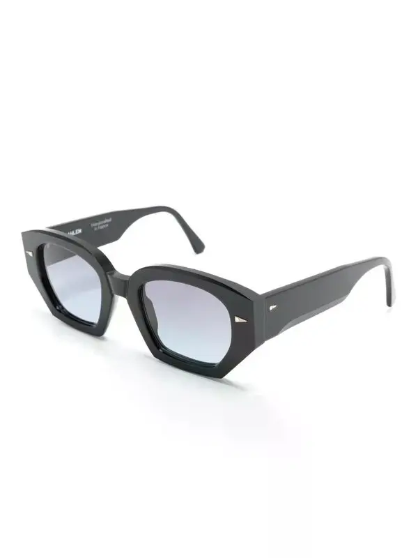 AHLEM Geometric Frame Sunglasses - Black