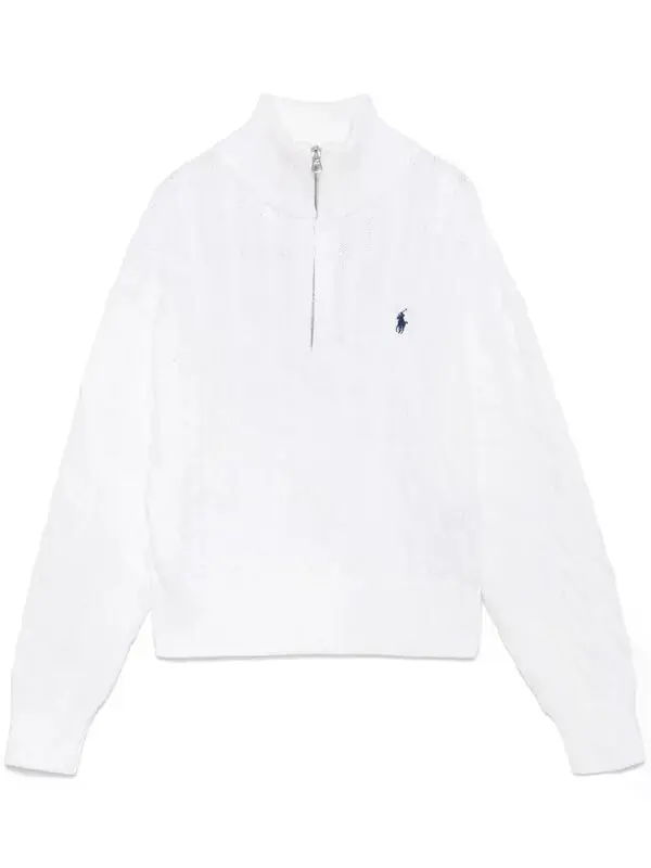 Polo Ralph Lauren Cable-knit Half-zip Sweater