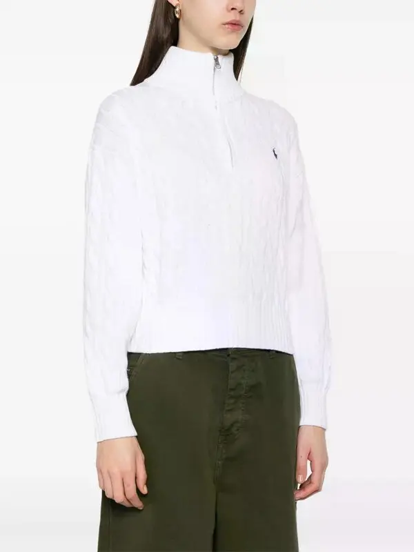 Polo Ralph Lauren Cable-knit Half-zip Sweater