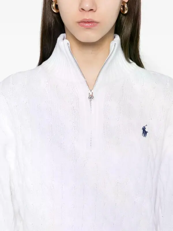 Polo Ralph Lauren Cable-knit Half-zip Sweater