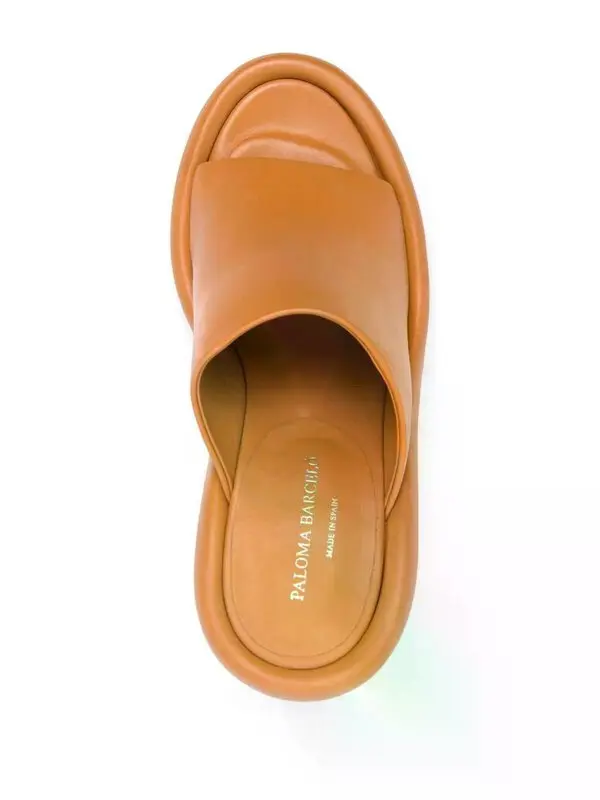 PALOMA BARCELO 110mm Leather Open-toe Sandals