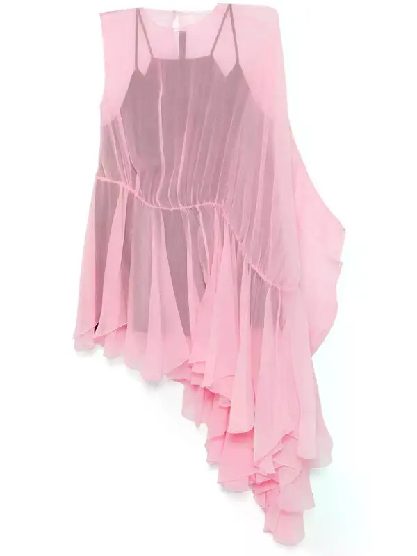 ALAINPAUL Extended Ruffle Top