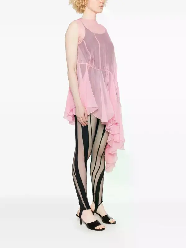 ALAINPAUL Extended Ruffle Top