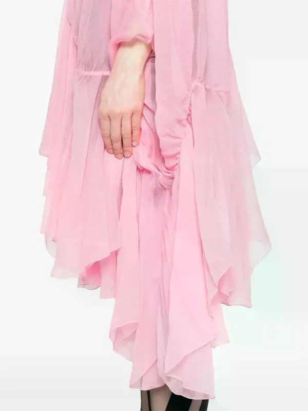 ALAINPAUL Extended Ruffle Top