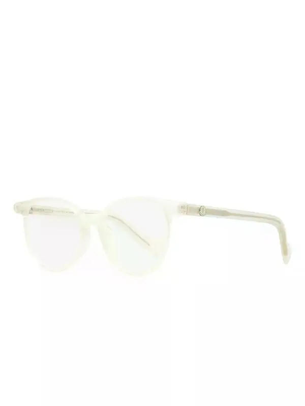 Moncler Round-frame Glasses - White
